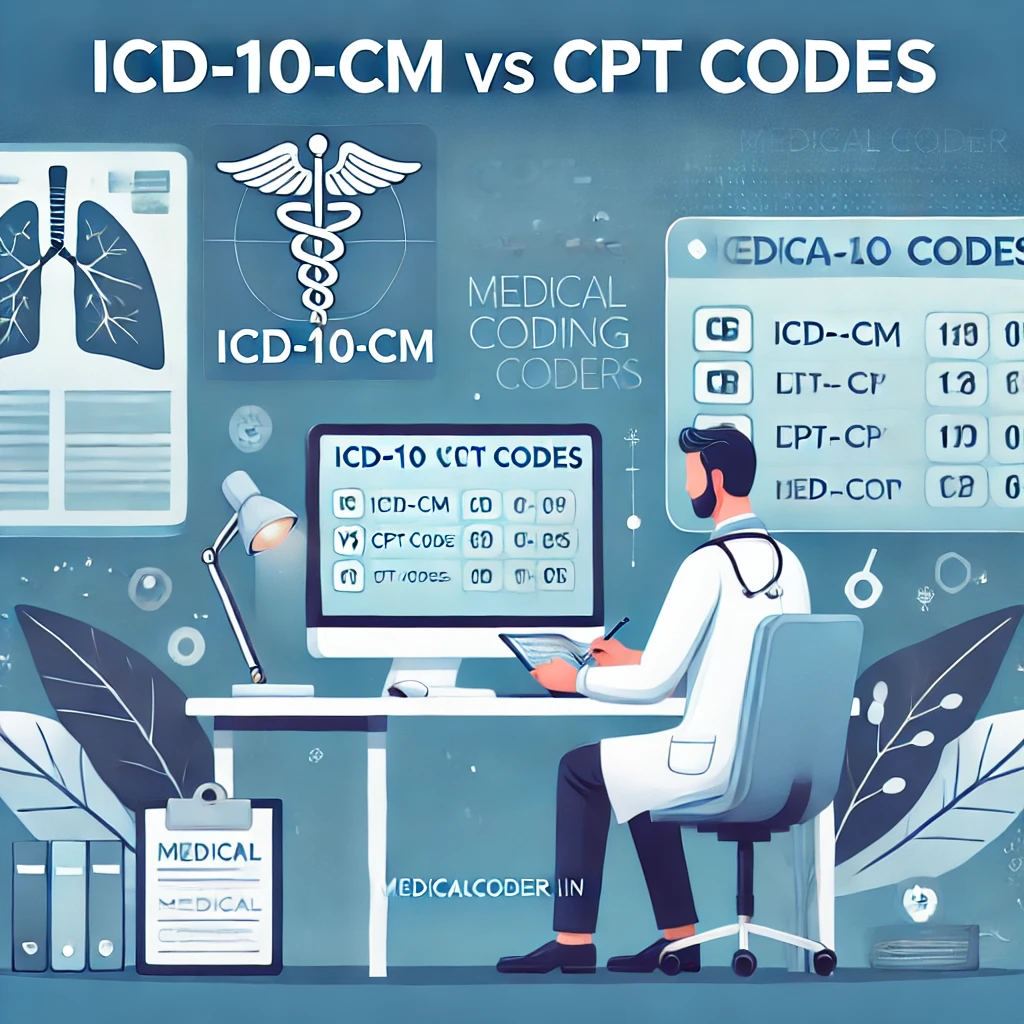 ICD-10-CM vs CPT Codes